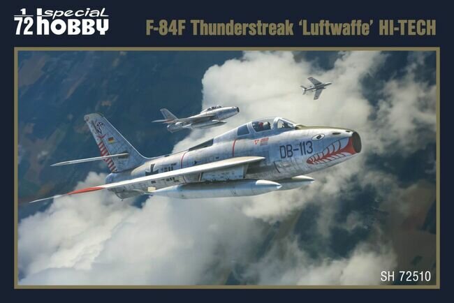 72510 Special Hobby Самолет F-84F Thunderstreak ‘Luftwaffe’ Hi-Tech kit 1/72