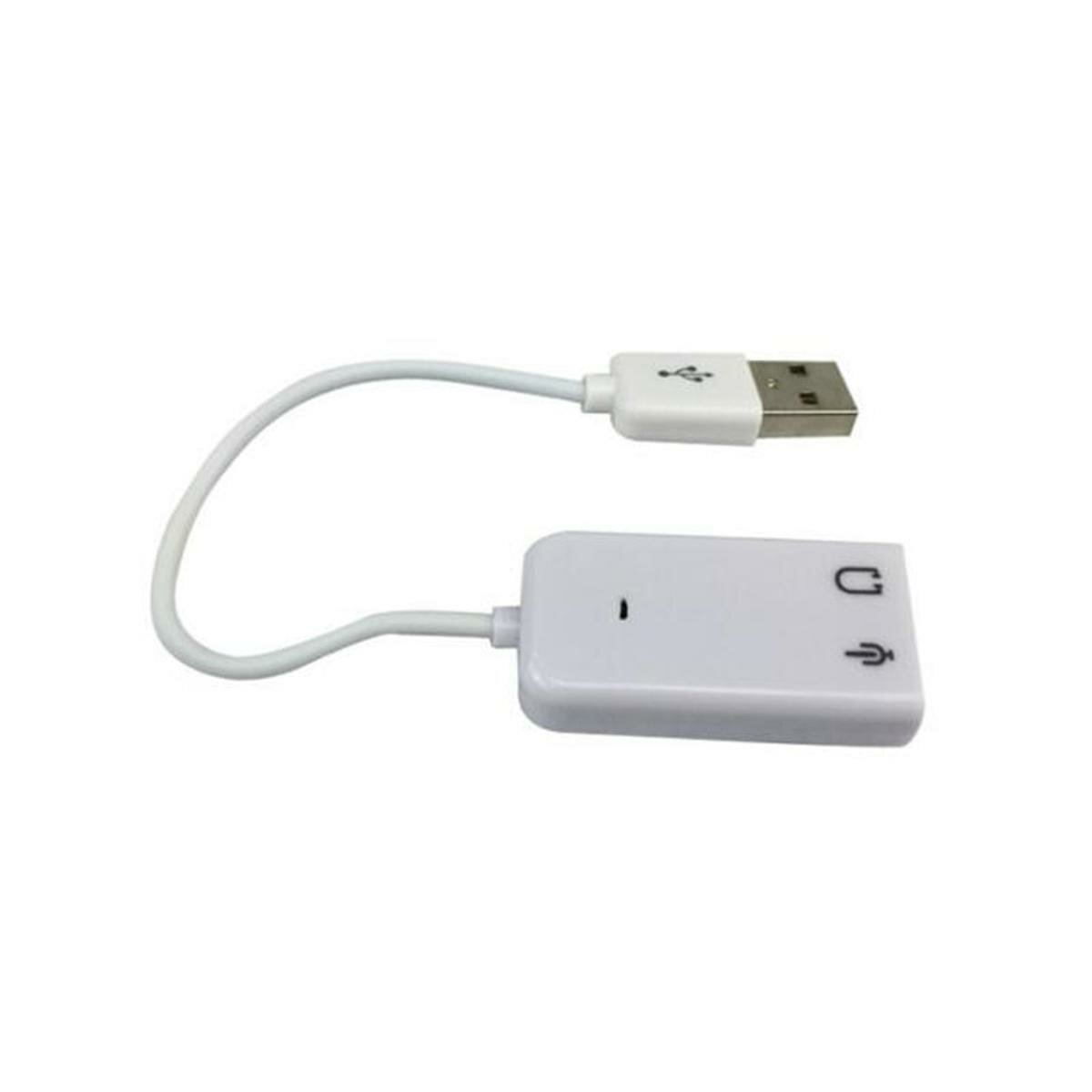Raspberry Pi White 3,5 мм разъем для микрофона и наушников USB 2.0 звуковая карта 7.1-канальный динамик аудиоадаптер для
