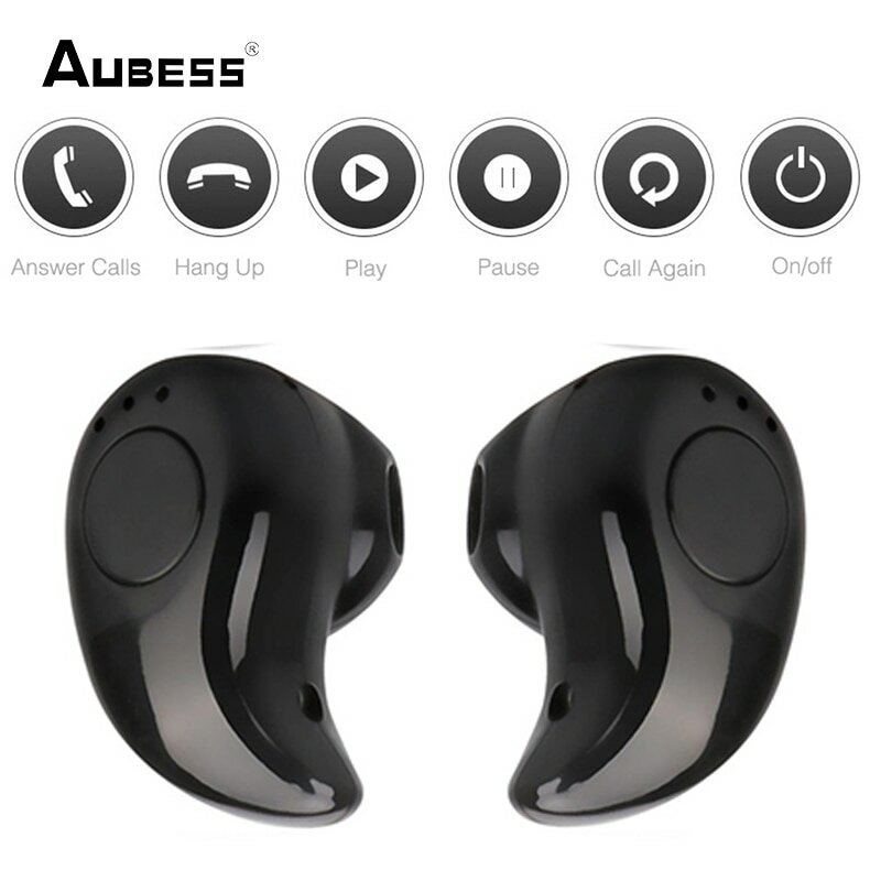 Aubess S530 Мини-гарнитура Беспроводная Bluetooth V4.1 Наушники Шумоподавление Hands Free Спортивные Музыкальные Наушник