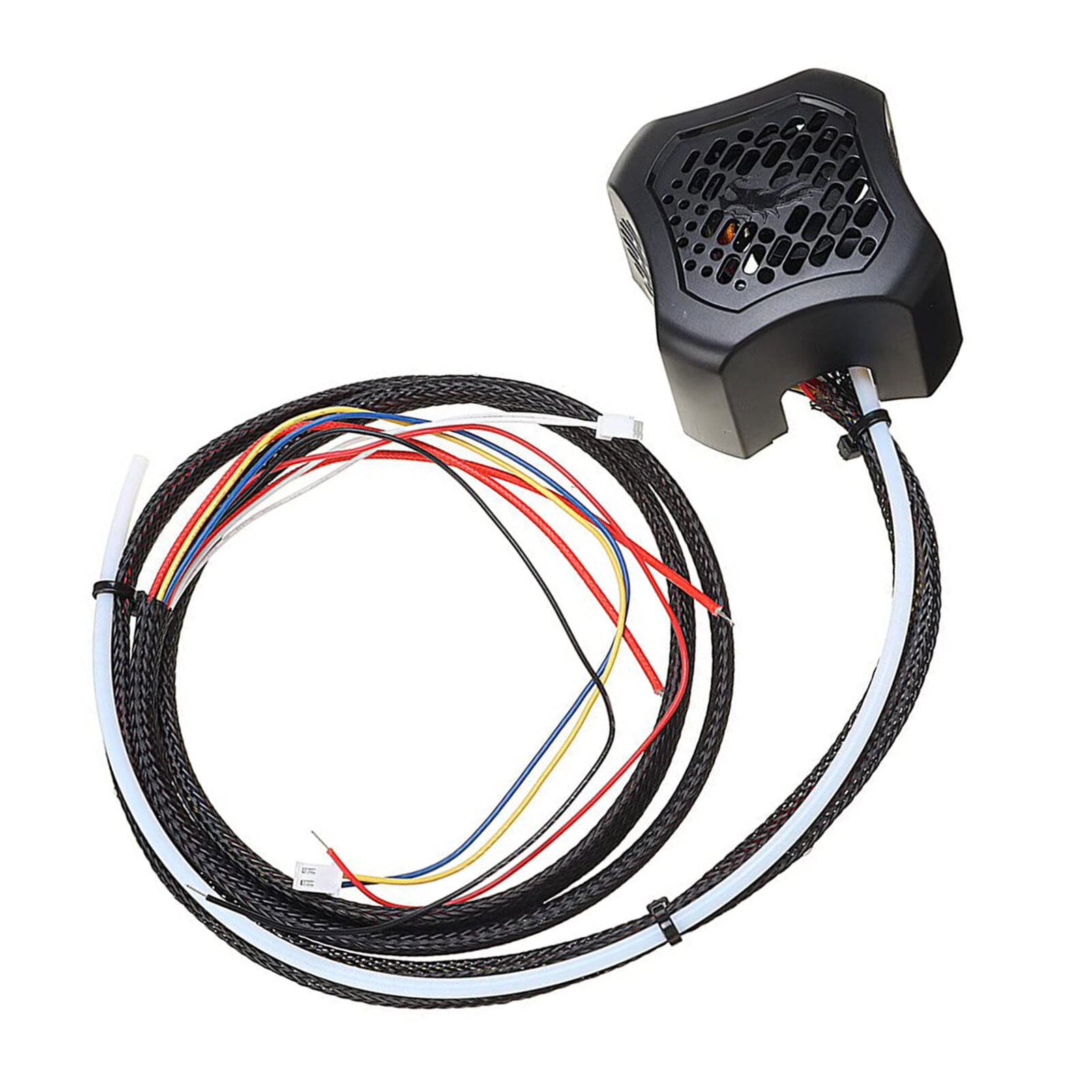 Полностью собранный комплект экструдера Ender 3 V2 с силиконовым носком и соплом 0,4 мм. Эффективная система нагрева и охлаждения. Аксессуары для 3D-печатной машины, совместимые с 3D-принтером Ender-3 V2.