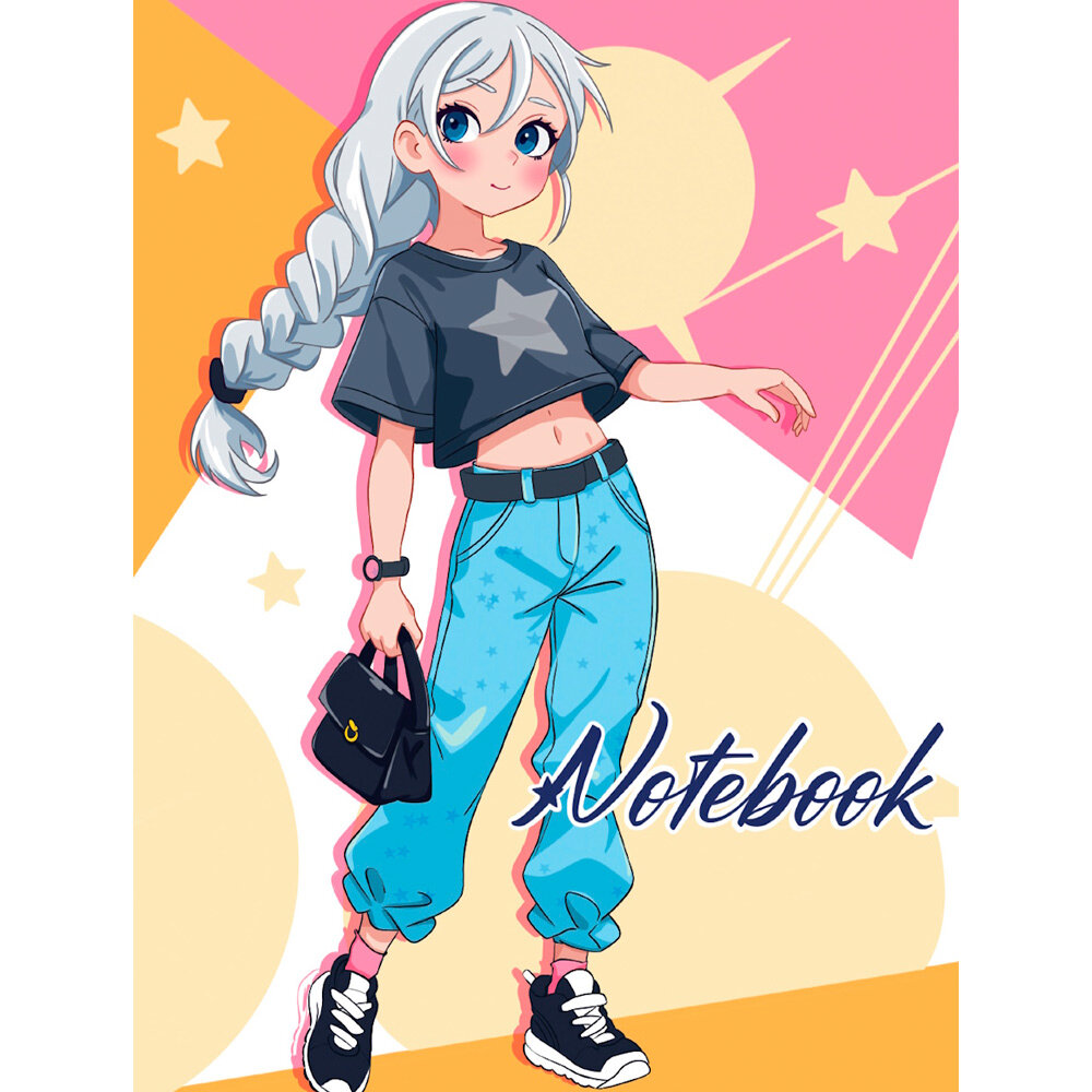 Блокнот Проф-пресс My big notebook, Девочка с косой 467-0-159-15615-4