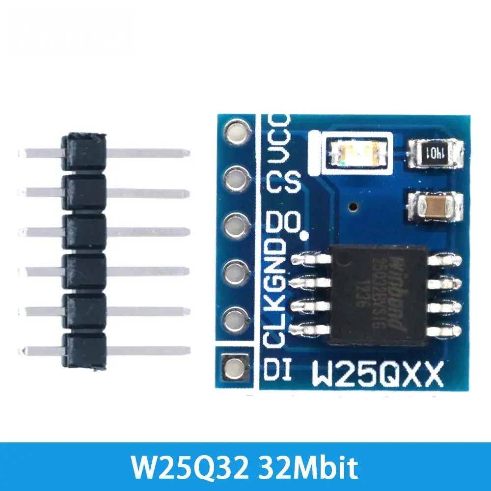 Модуль флэш-памяти W25Qxx SPI 32/64/128 Мбит W25Q32 32Mbit