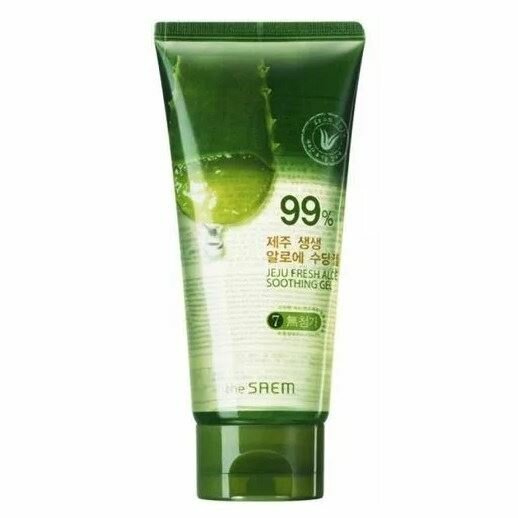 Гель The Saem Jeju Fresh Aloe Soothing Gel 99% с алоэ универсальный увлажняющий, 300 мл
