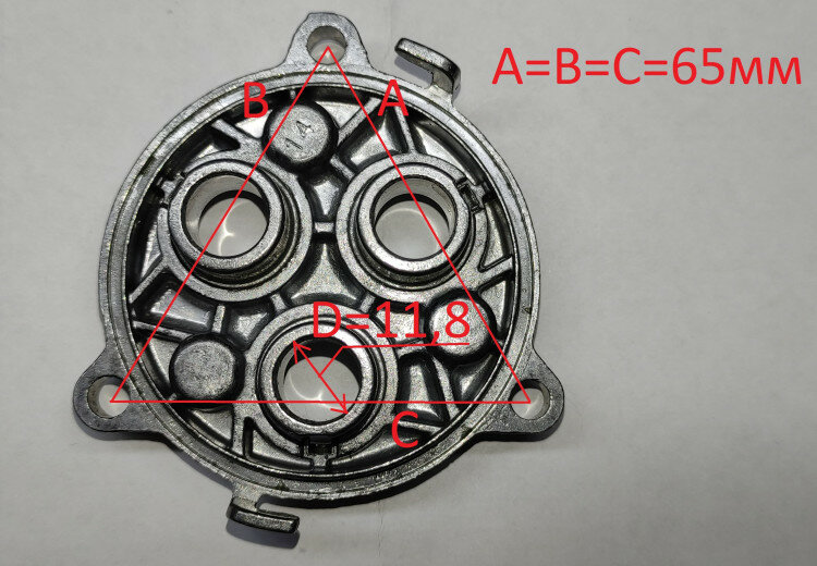 Крышка насоса 61/64/410 для М-2000А(МР-17) SAN 61/64/410