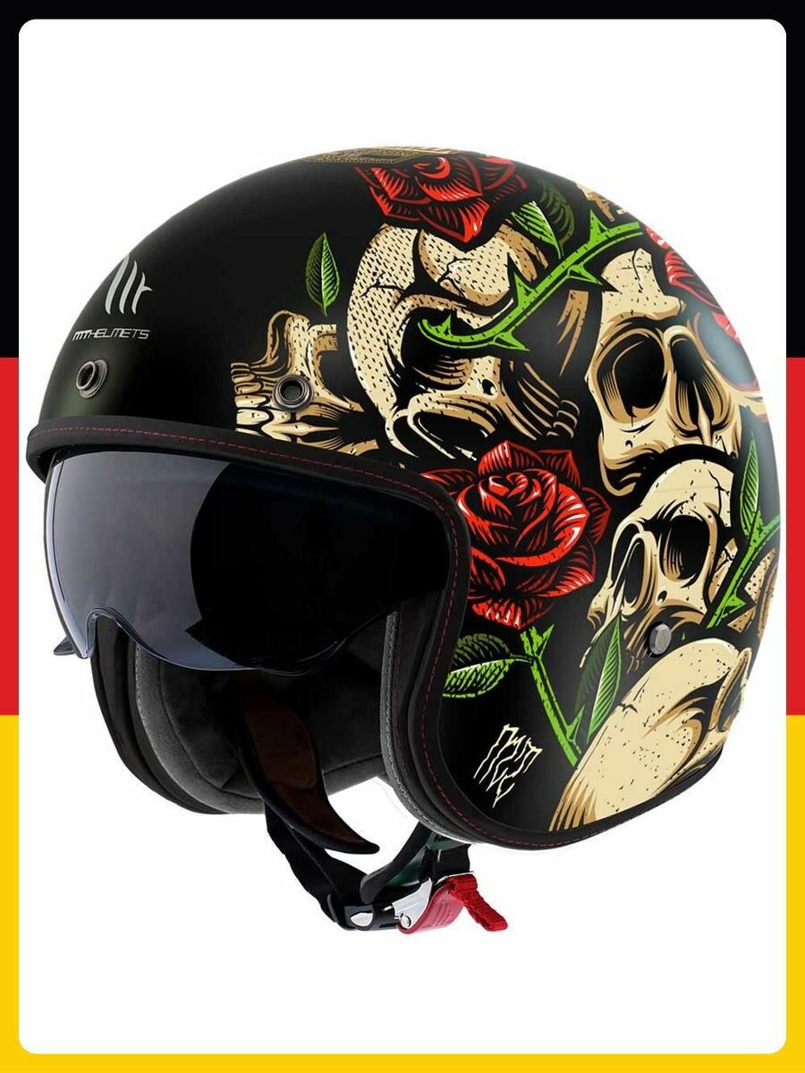 Мотошлем Открытый MT HELMETS 1339B061915 Le Mans 2