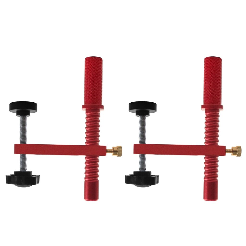 Алюминиевые зажимы для собак, быстродействующие, зажимы с отверстиями 19 мм/20 мм для столярного рабочего стола, аксессуары для верстака