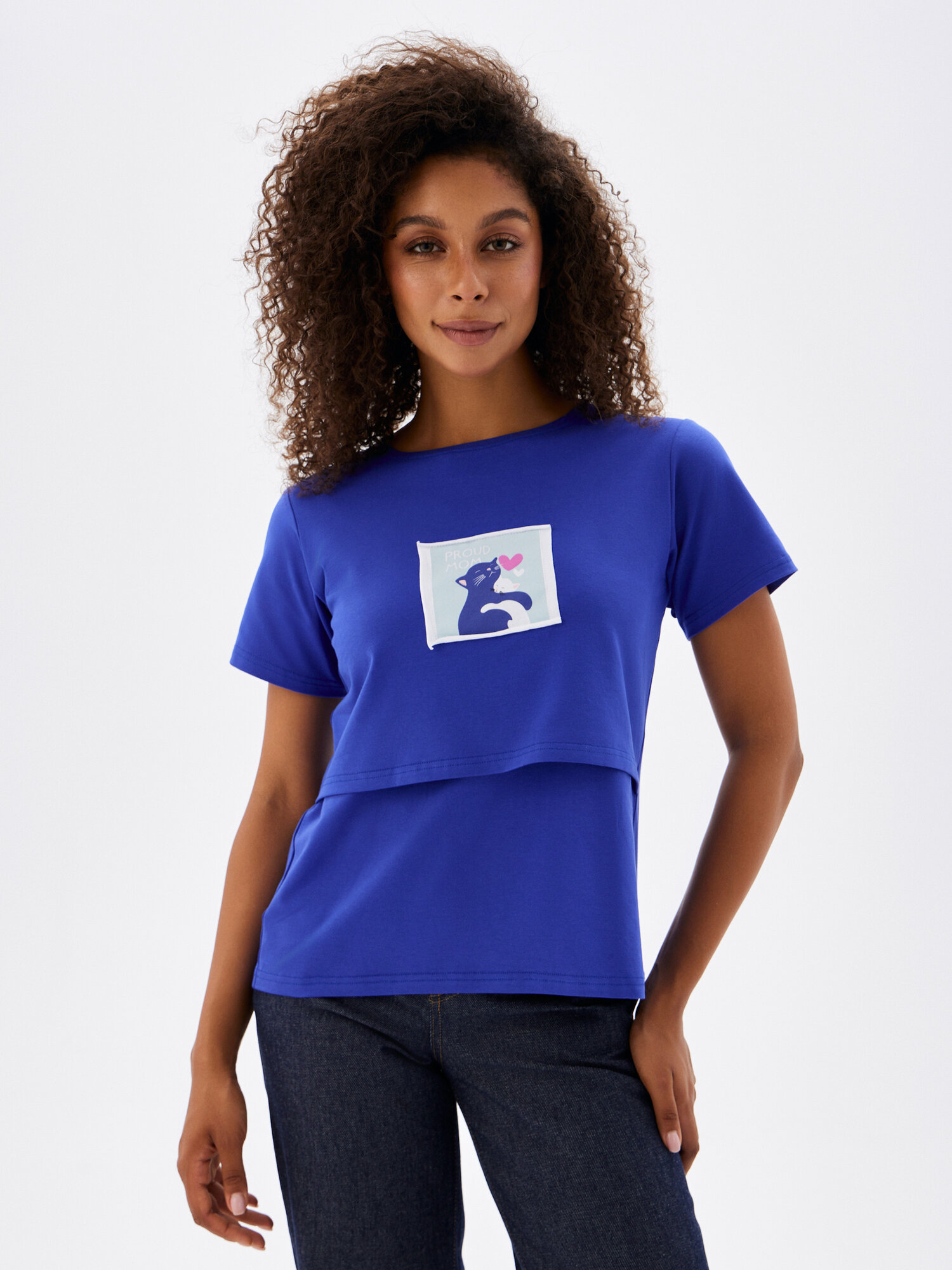 Футболка для кормящих мам