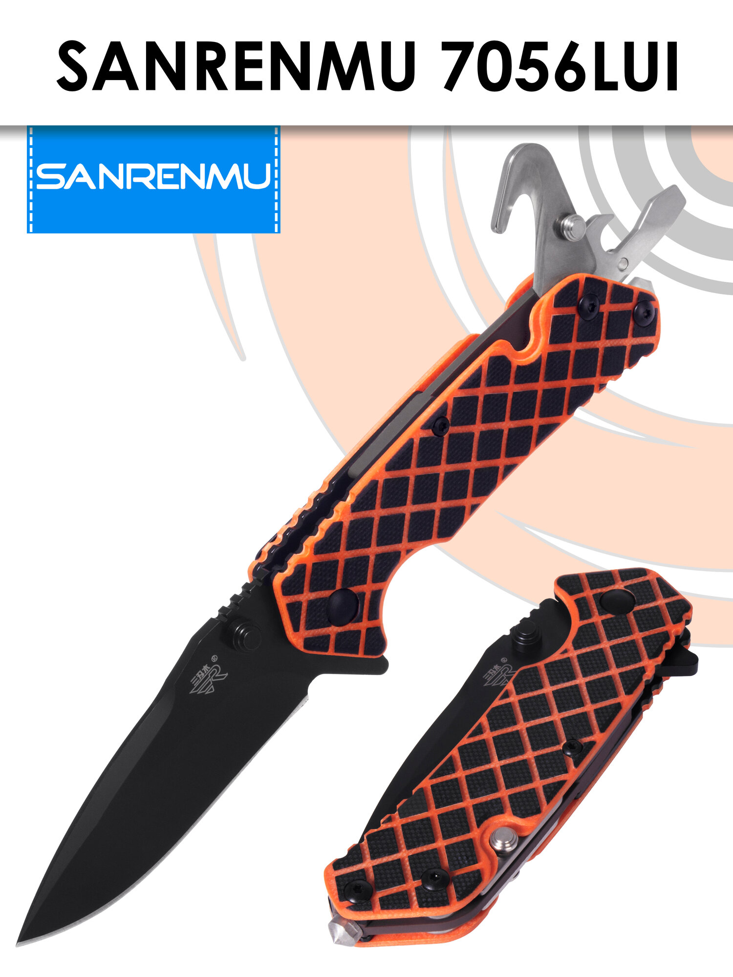 Складной нож SanRenMu 7056LUI-GJH-T4