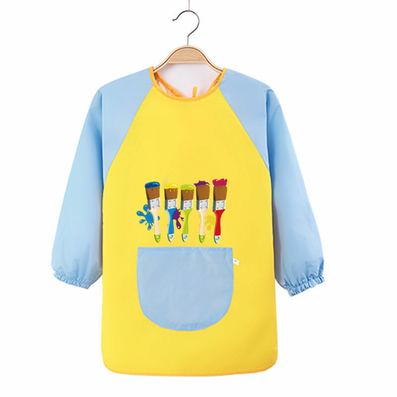Комбинезон для рисования "Непромокашка", размер XXL, желтое тело, синие рукава