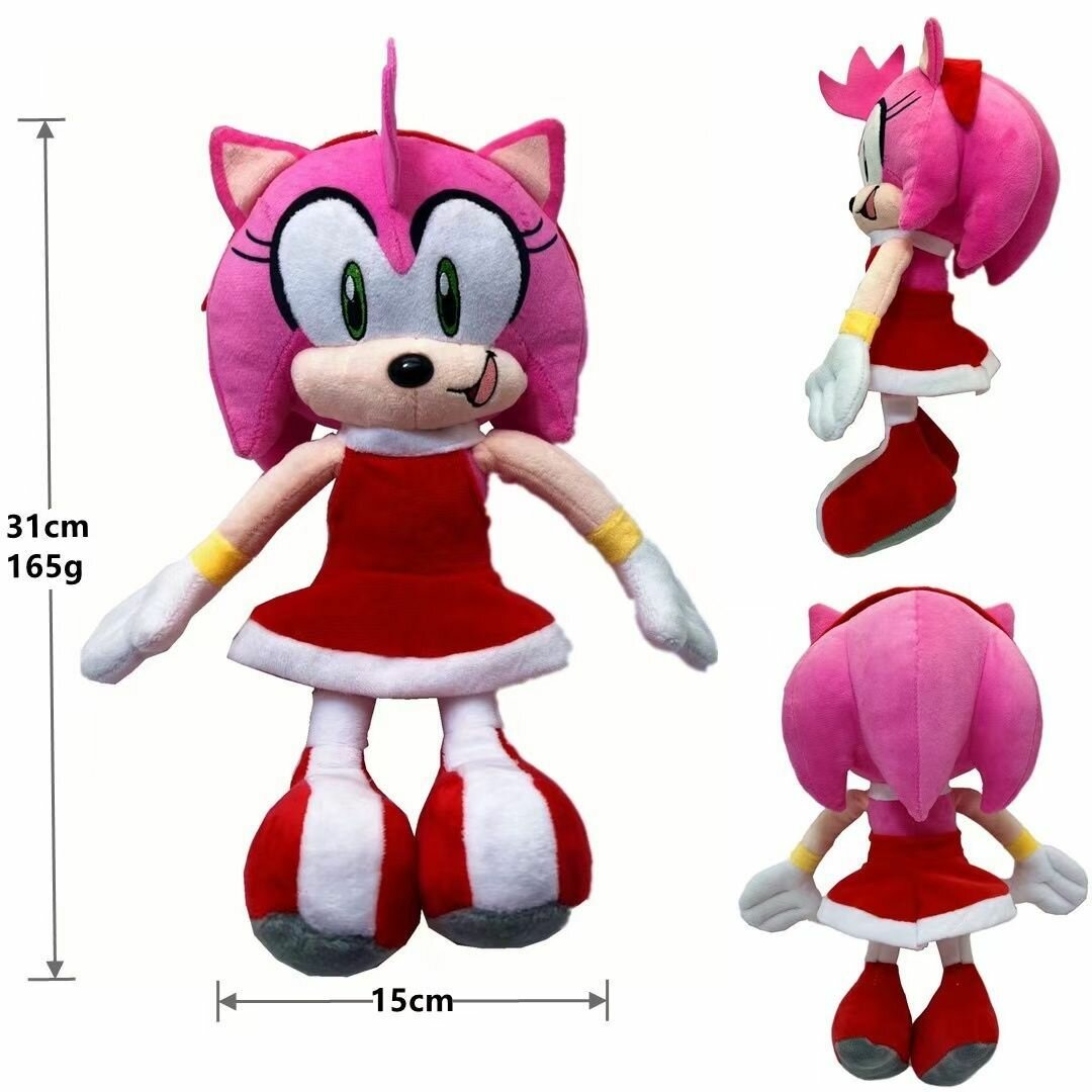 Плюшевые Эми Роуз Мягкая игрушка кукла Sonic the Hedgehog 29 cm