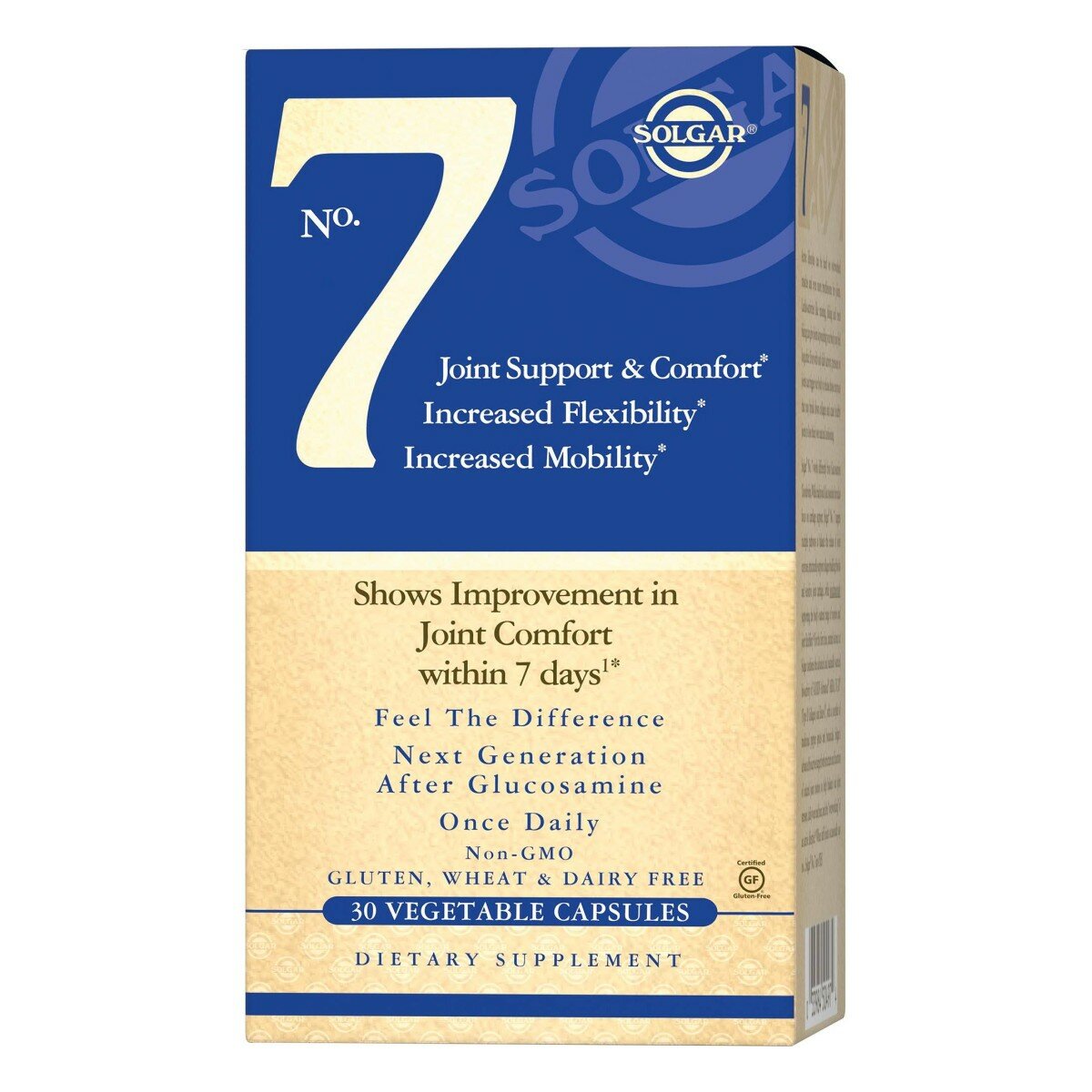 Солгар №7, капсулы по 540 мг+10%, 30 шт.