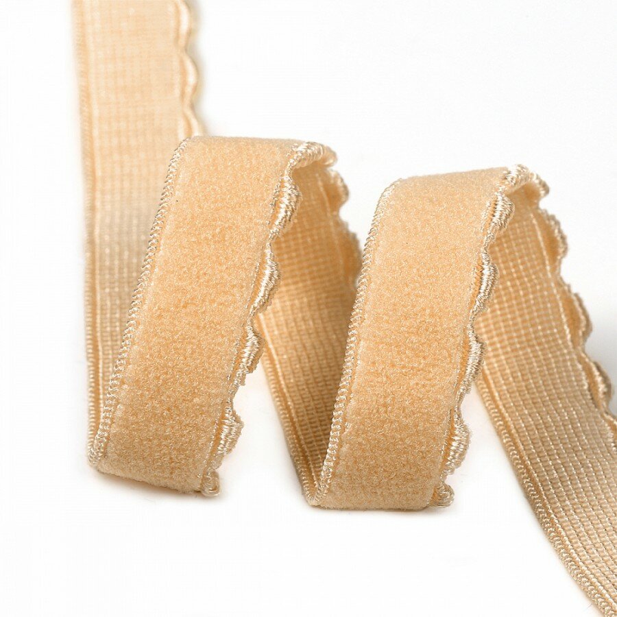 Резинка TBY бельевая Отделочная становая 12мм ЕТ1 бежевый S126 уп.1000 м