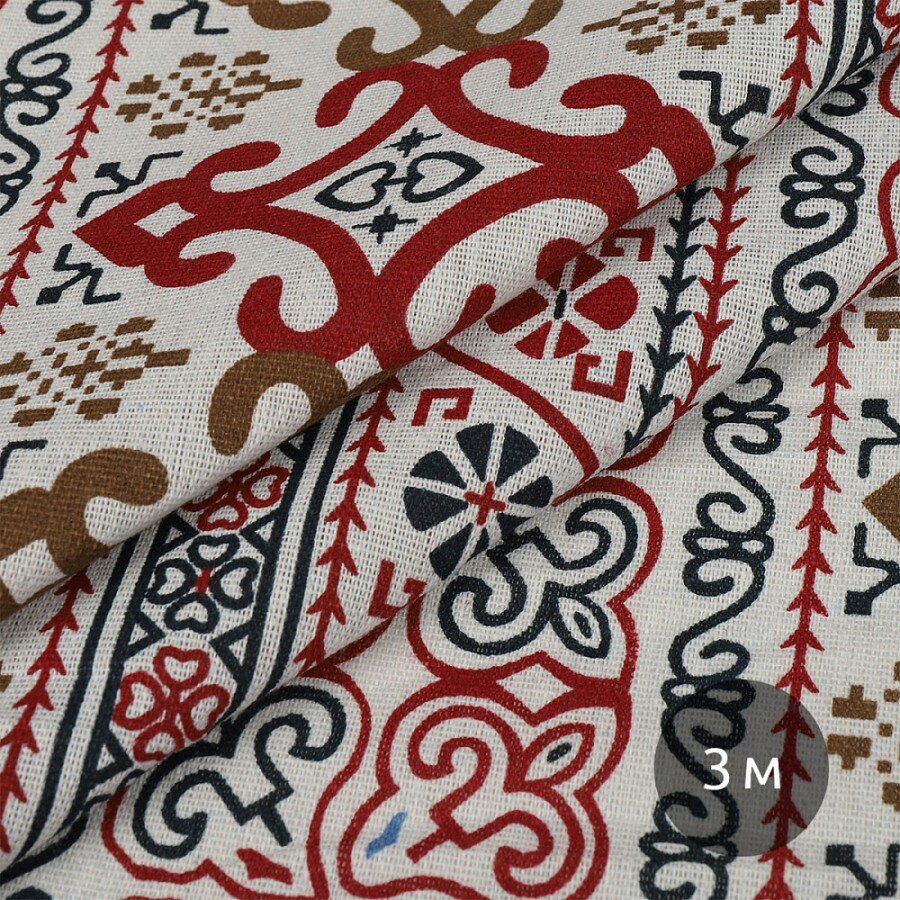 Ткань Лен, TBY. DJ.60, 140г/м², 30% лен 70% хлопок, шир.150см, уп.3м