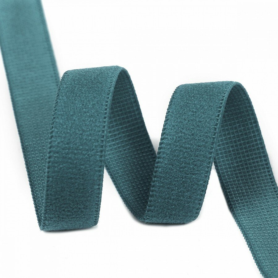 Резинка TBY бельевая Отделочная становая 10мм ЕТ2 изумрудно-синий F222 уп.50 м