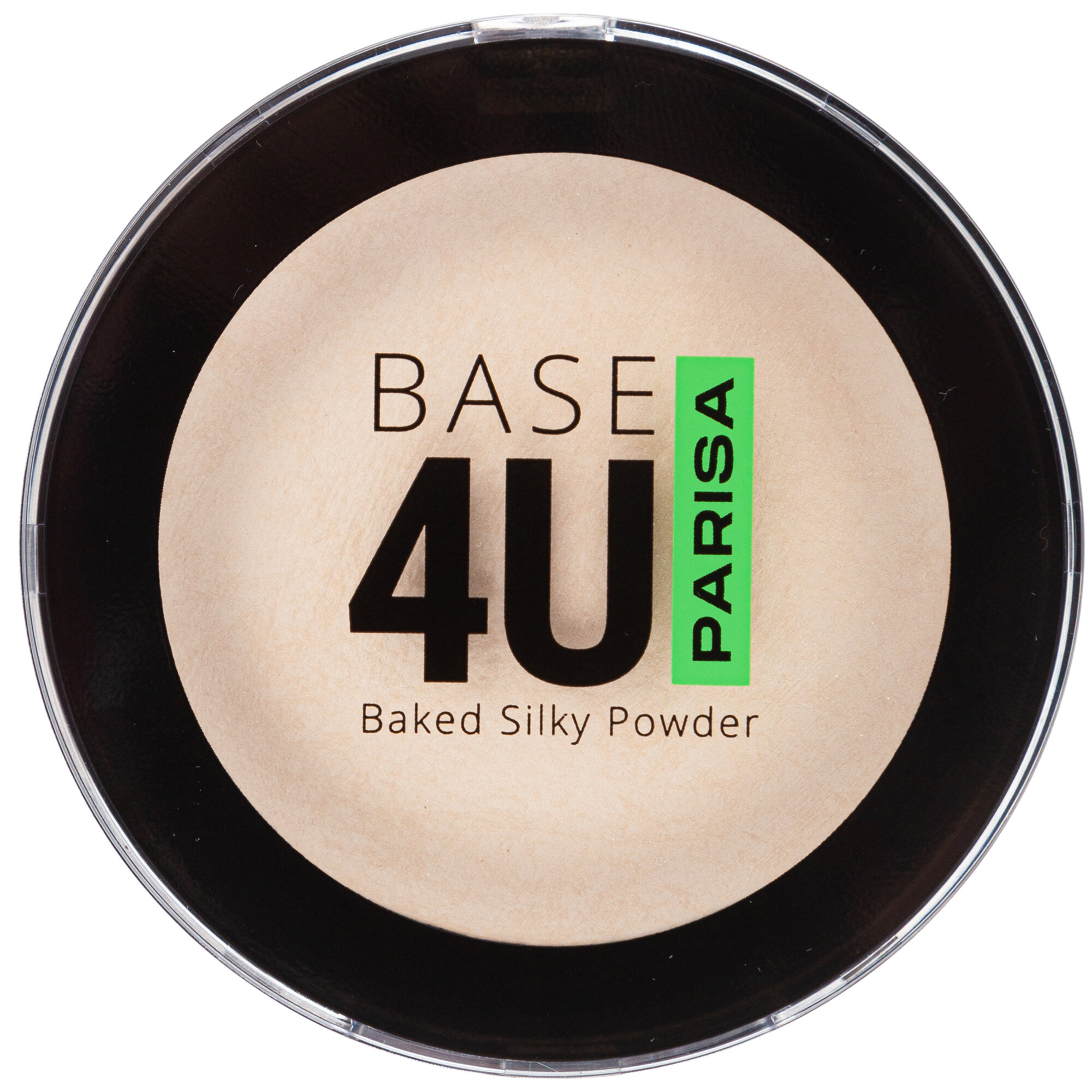 Пудра для лица запеченная Parisa Base 4U, тон: 01 Light Beige, 13г