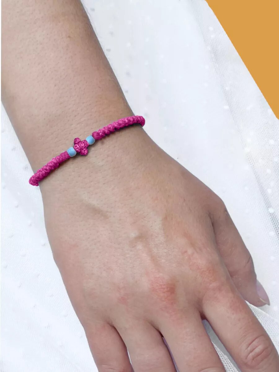 Плетеный браслет GORIT_SVECHA, бисер