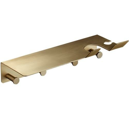 Золотая рама для ванной комнаты Soild латунная рама для фена настенная домашняя рама ванная комната