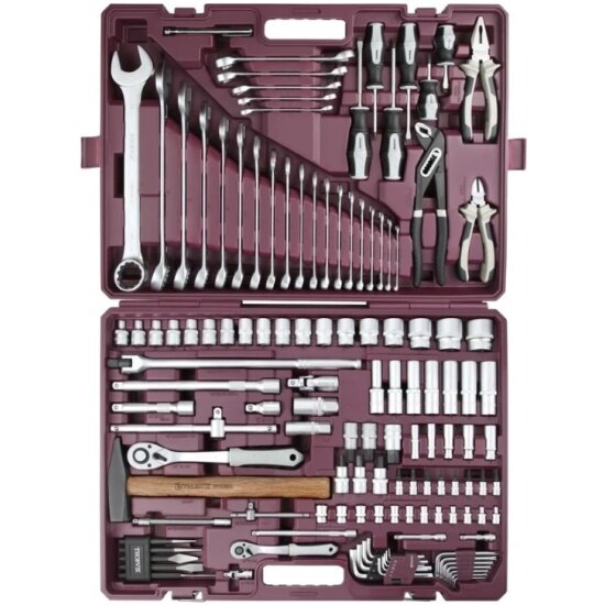 Набор инструмента универсальный Thorvik 1/4", 128 предметов