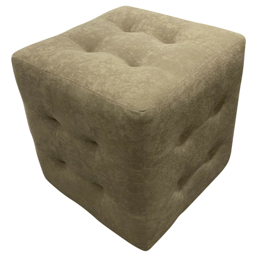 Пуф GRUPPO 396 Санг размер: 40 х 40 см, ткань цвет коричневый