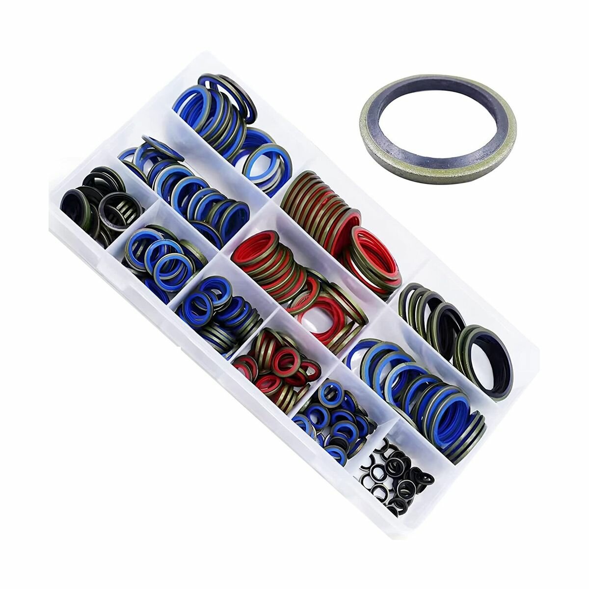 Уплотнительная шайба, набор шайб, (245 шт.)