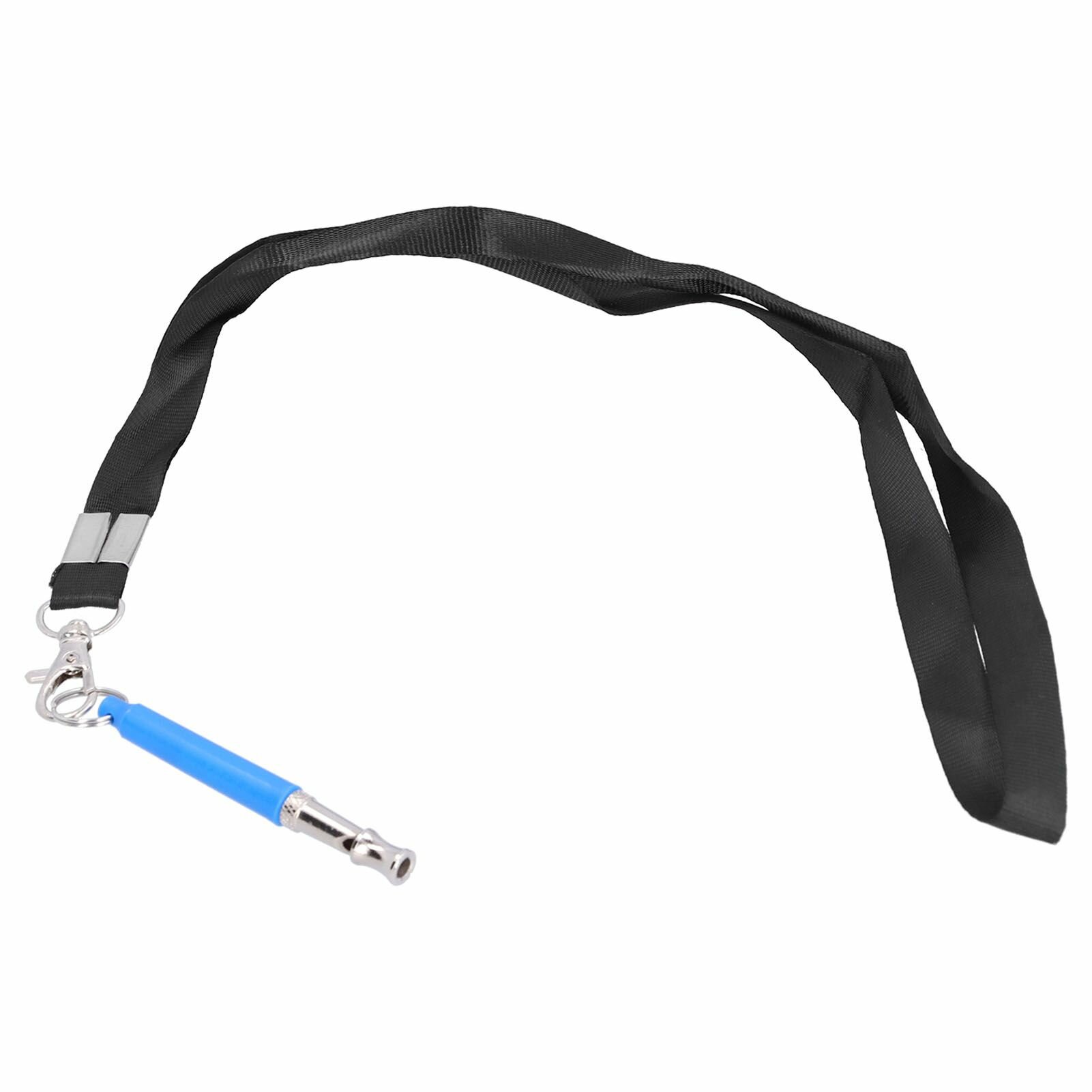 Свисток для дрессировки собак Регулируемый ультразвуковой свисток для управления лаем со шнурком Синий со шнурком