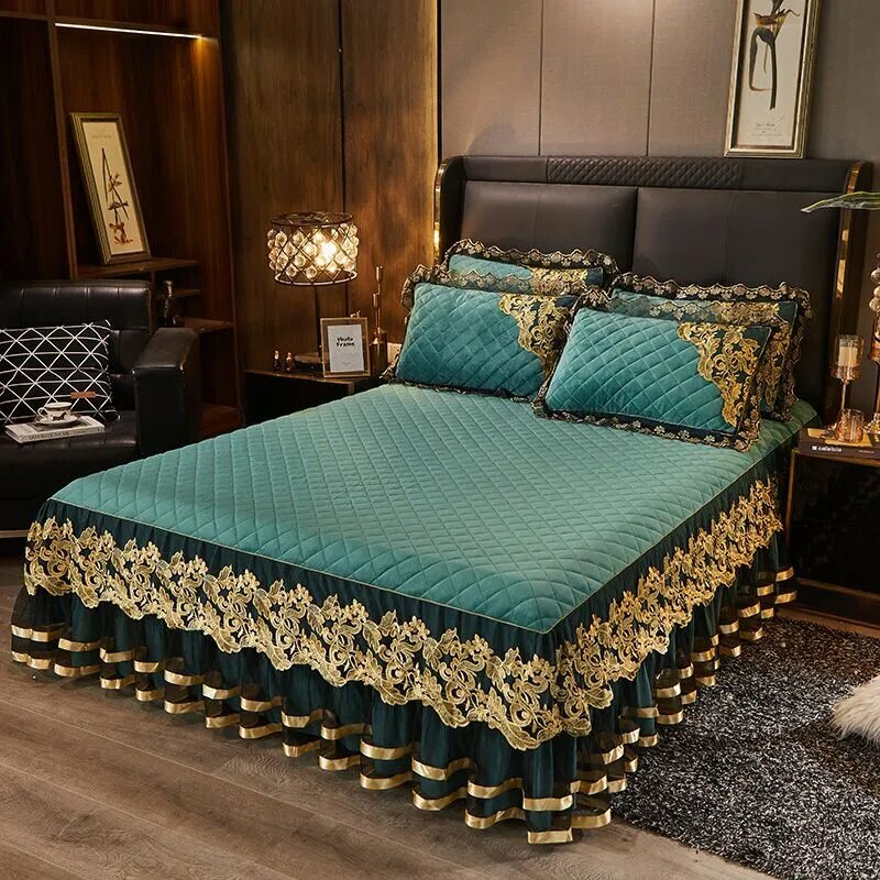 Покрывало с наволочками Velvet bedspreads, Бархат с размерами: 200 см х 150 см YZ