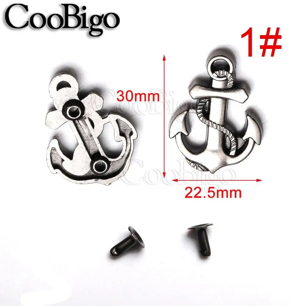 5 комплектов металлических заклепок для рукоделия 1