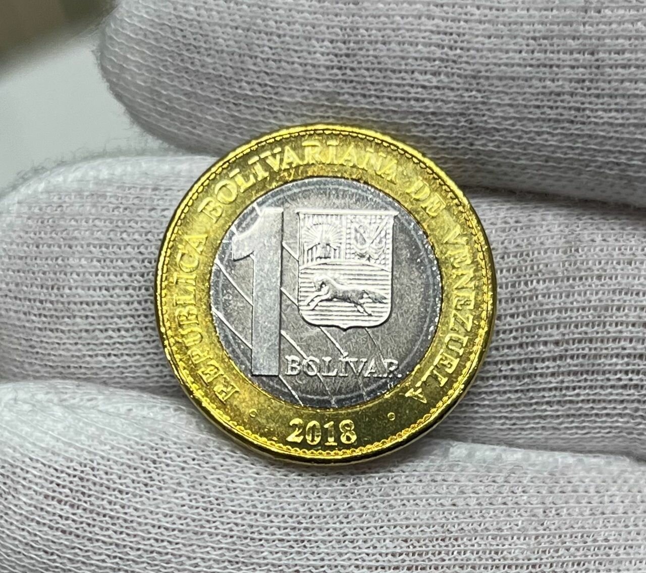 Венесуэла 1 боливар 2018 года UNC