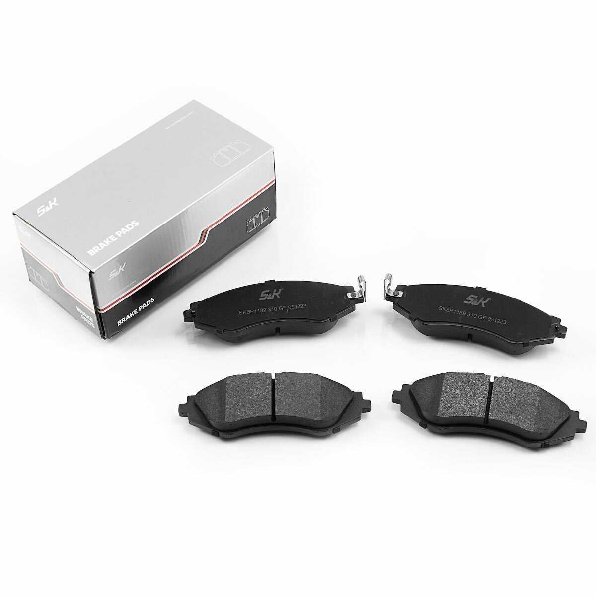 Колодки тормозные передние для Дэу Ланос 1999-, Leganza, Нубира, Нексия 2003-, Шевроле Реззо 2005-, Лачетти 1999- Daewoo Lanos Nubira Nexia Chevrolet Rezzo Lacetti Артикул SKBP1189 производителя S&K