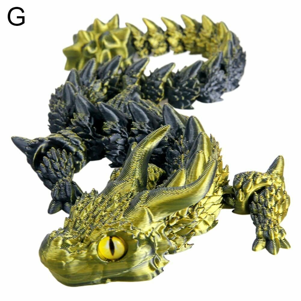 3D-печатные фигурки драконов