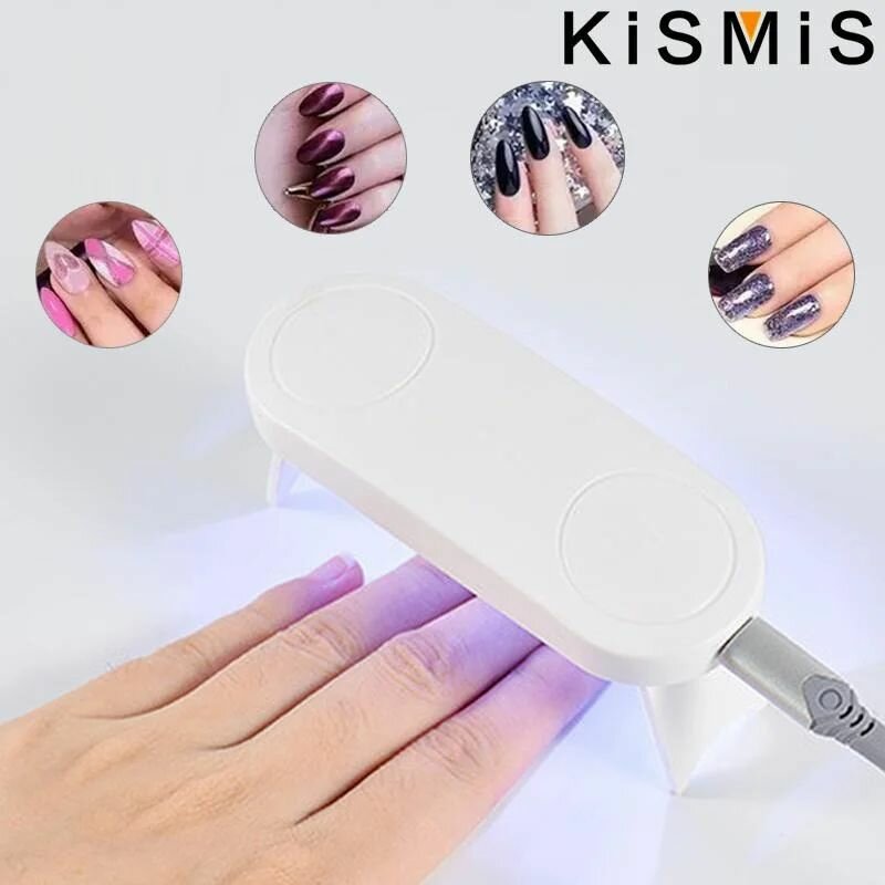 Портативная мини лампа для сушки гель лака LED с быстрой сушкой, маникюрный аппарат для ногтей, инструмент для маникюра=v=