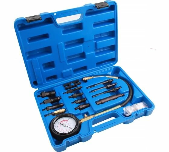 Компрессометр Car-Tool CT-1002, для дизельных двигателей, с кейсом