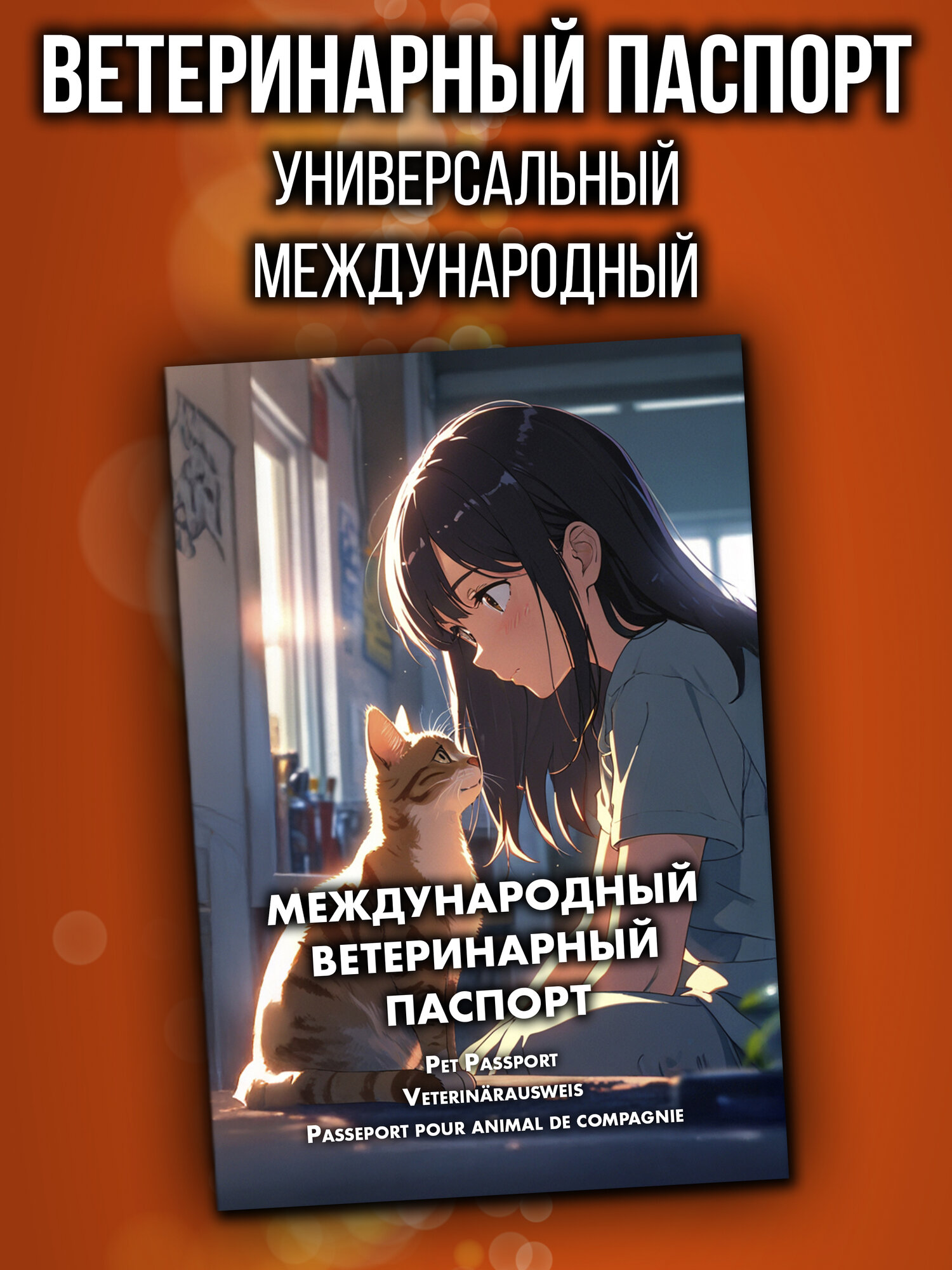 Ветеринарный паспорт для кошек, международный