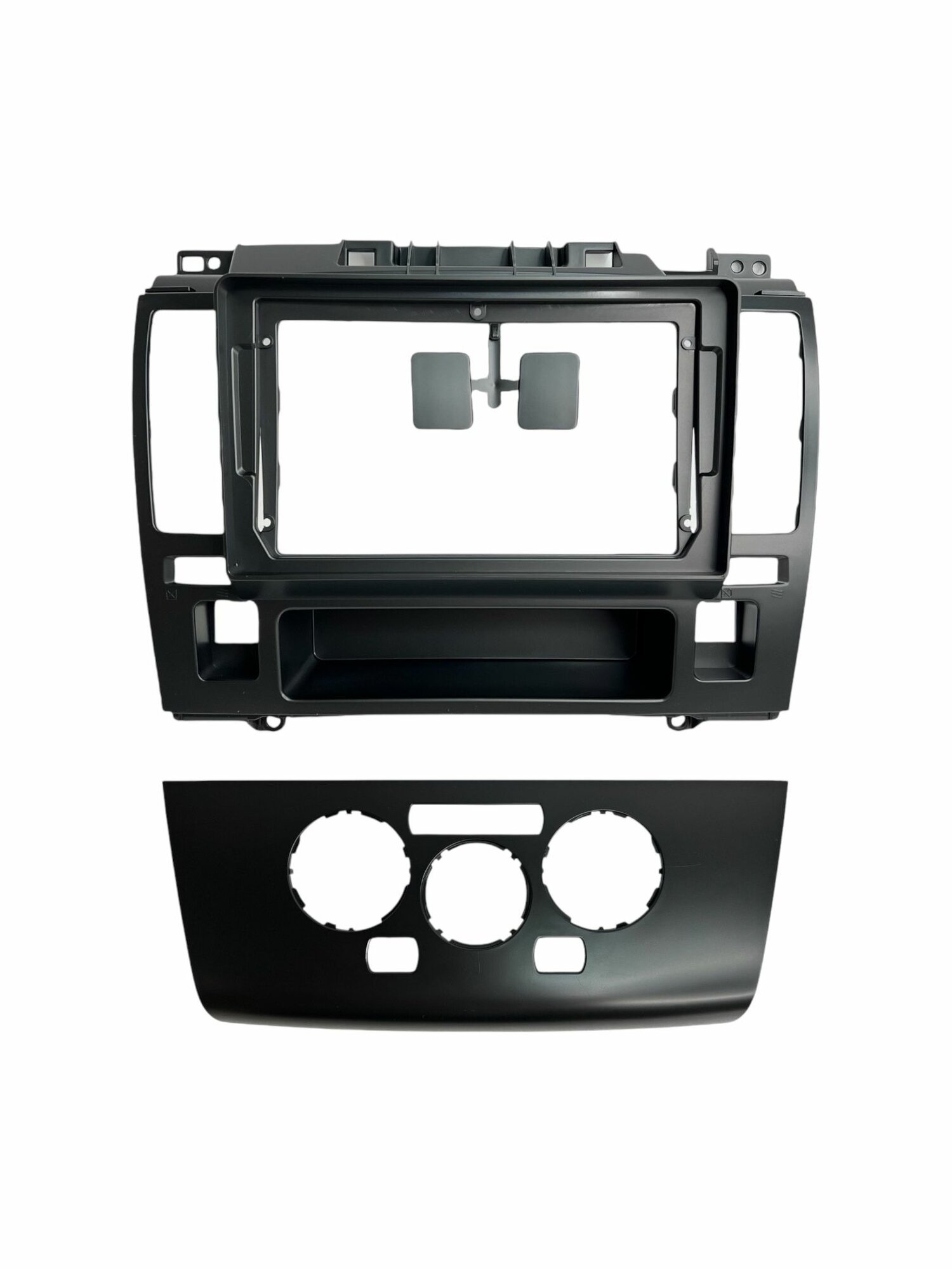 Переходная рамка для Nissan Tiida 2004-2014, 9 дюймов, черный, тип 2