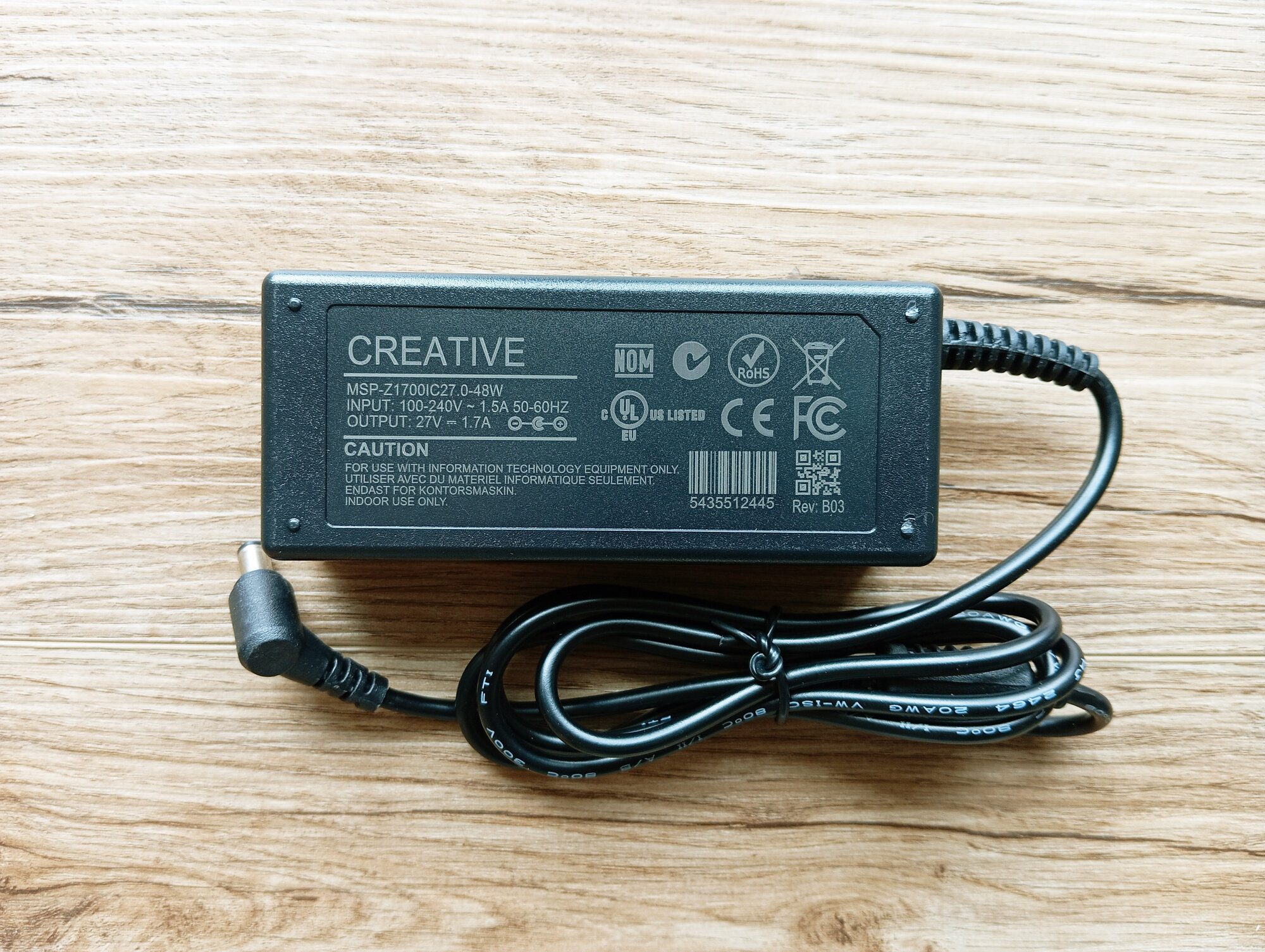 Блок питания Creative GigaWorks T20 series II для аудио колонок (адаптер 27V)