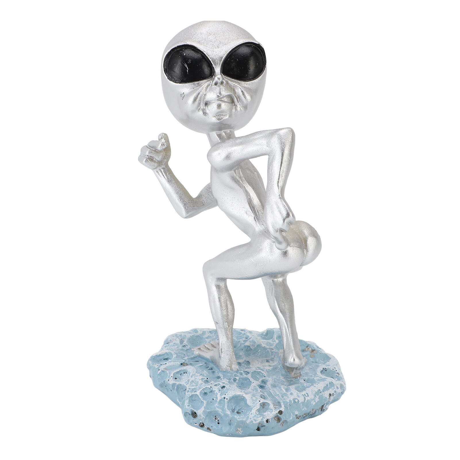 Статуэтка инопланетянина, забавная фигурка для украшения сада, двора, открытого пространства, дома, стола, подставки, скульптура из смолы.