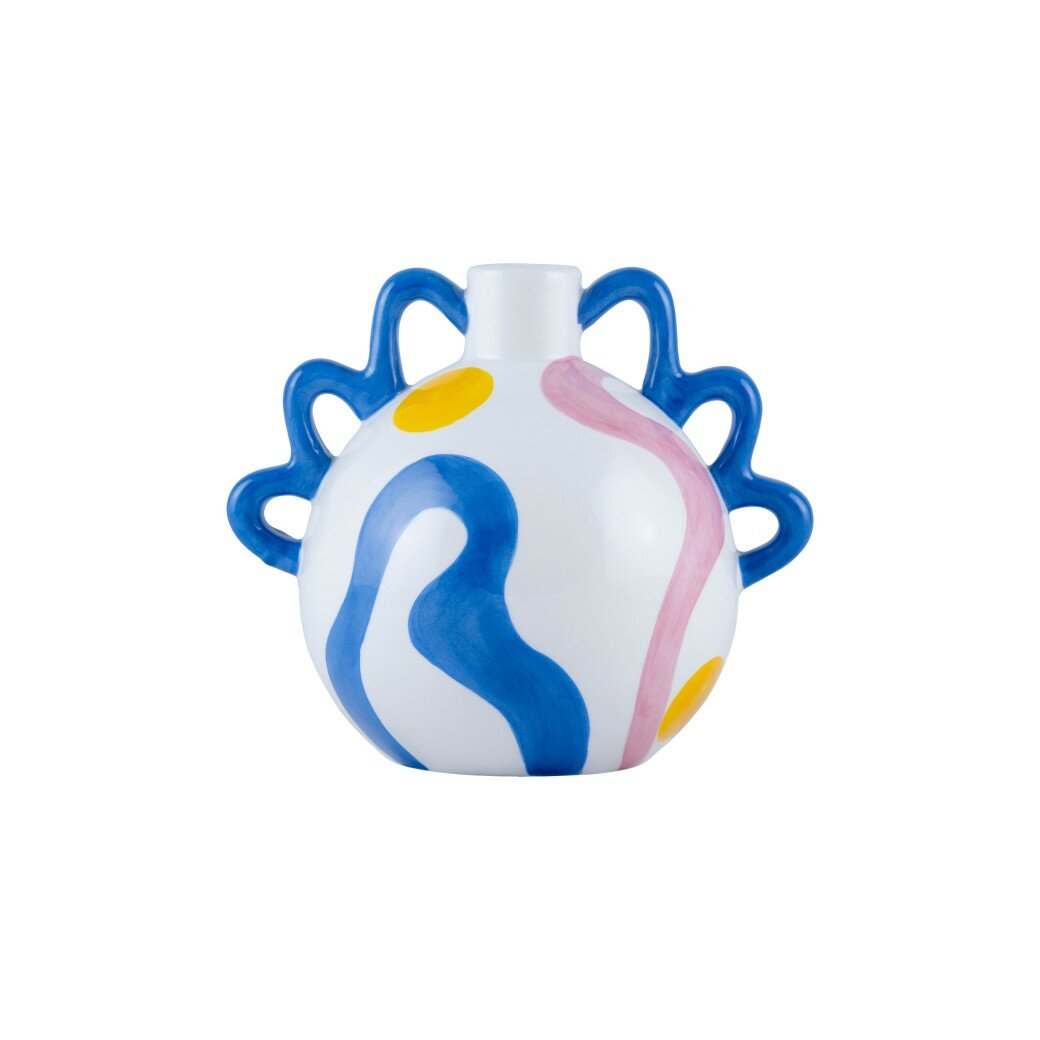 QUE RICO Ваза Isidora "SUNNY SWIRLS"