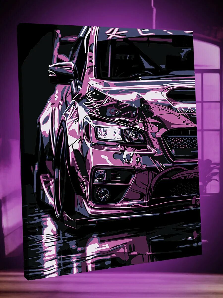 Картина по номерам Subaru