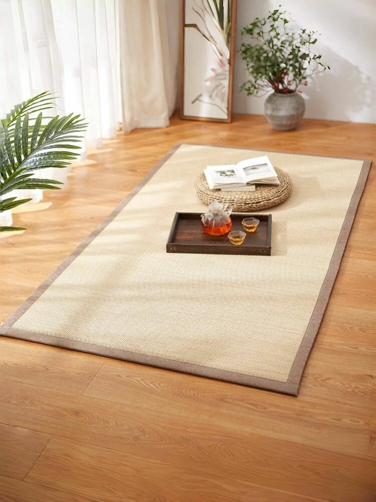 Бамбуковый тканый ковер – прочный и стильный для жилых помещений