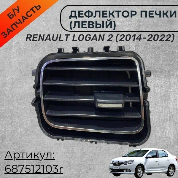 Дефлектор печки (левый) Б/У Renault Logan 2