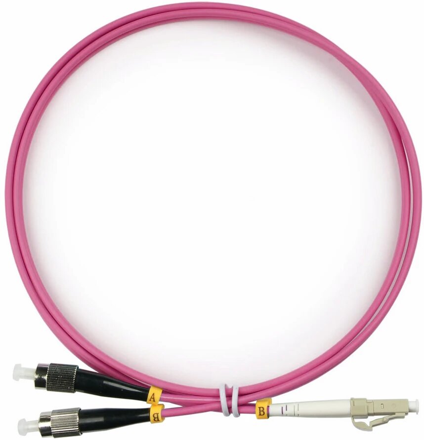 Патч-корд Cabeus 1м (FOP-50-OM4-LC-FC-1m)