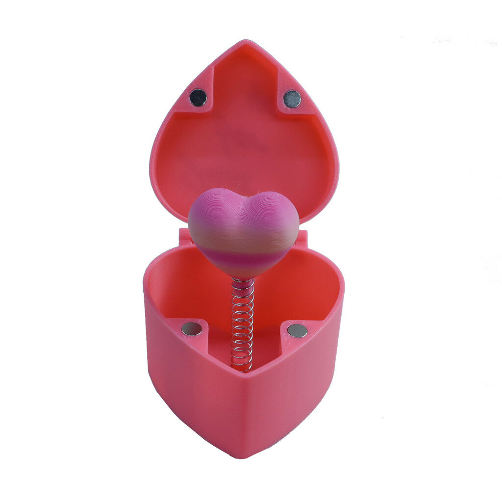 Коробка для подарков 3d printed surprise gift box collection с diy, розовый, персиковый, сердце