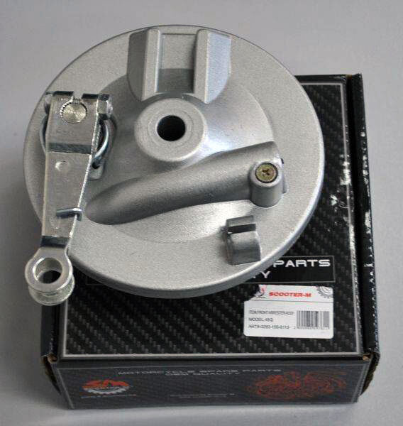 Суппорт тормоза переднего с колодками DELTA, ALPHA