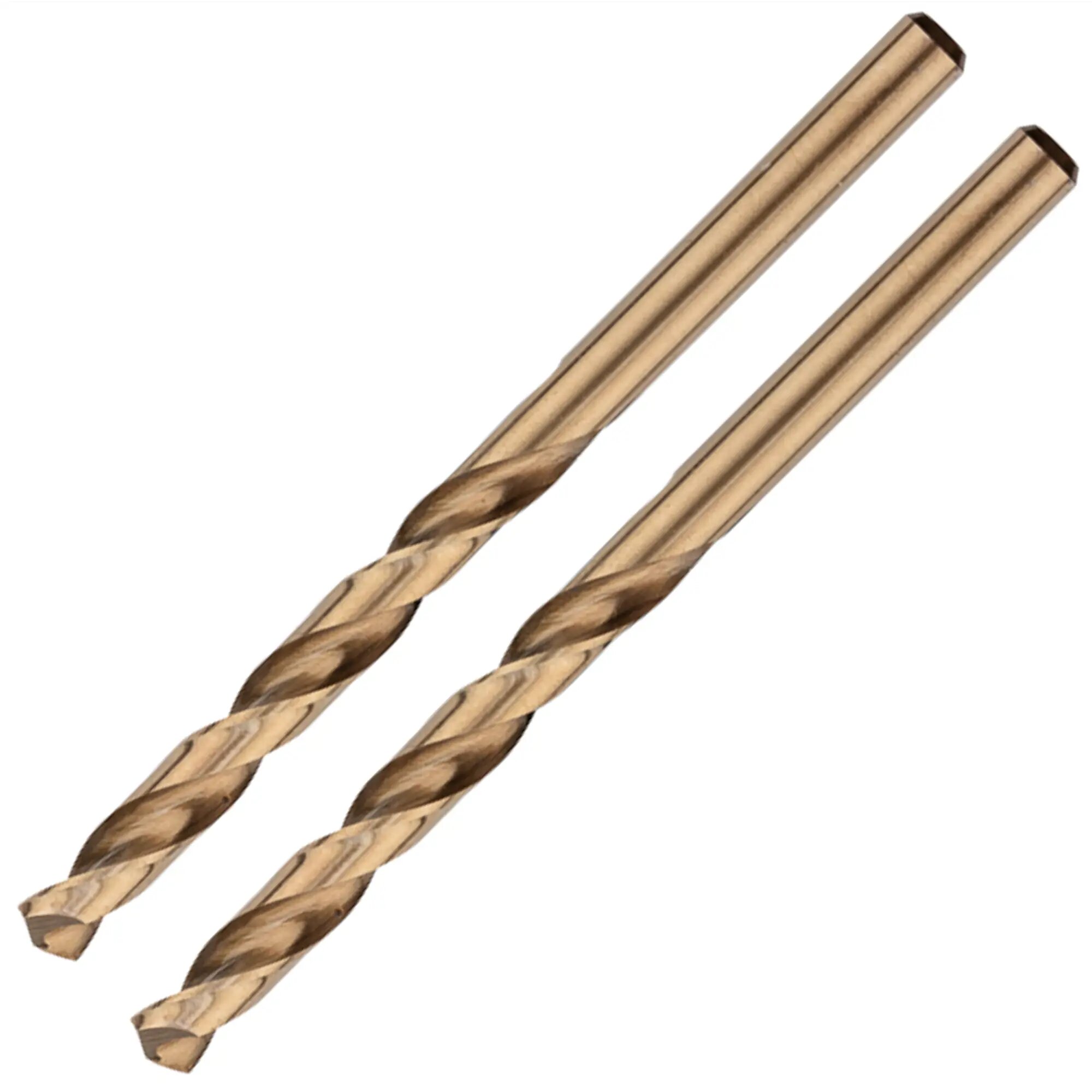 Kranz сверло спиральное по металлу HSS-Co 2x49 мм набор 2 шт для точного сверления металлов