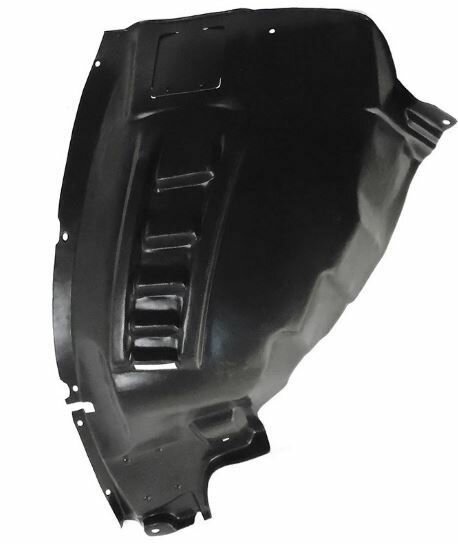 Подкрылок AKRADO, для Citroen Jumper, передний, левый, черный, пластик