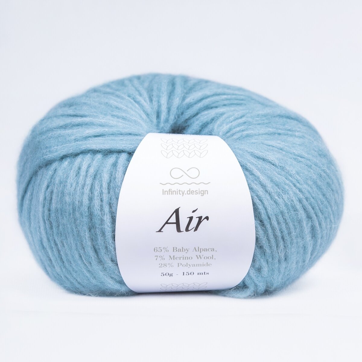 Пряжа для вязания Infinity Design Air (7252 Sea Green) 5 мотков