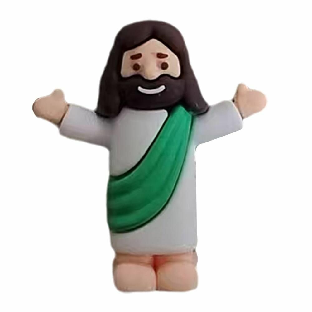 Миниатюрная фигурка Иисуса из смолы, Пасхальные мультяшные игрушки