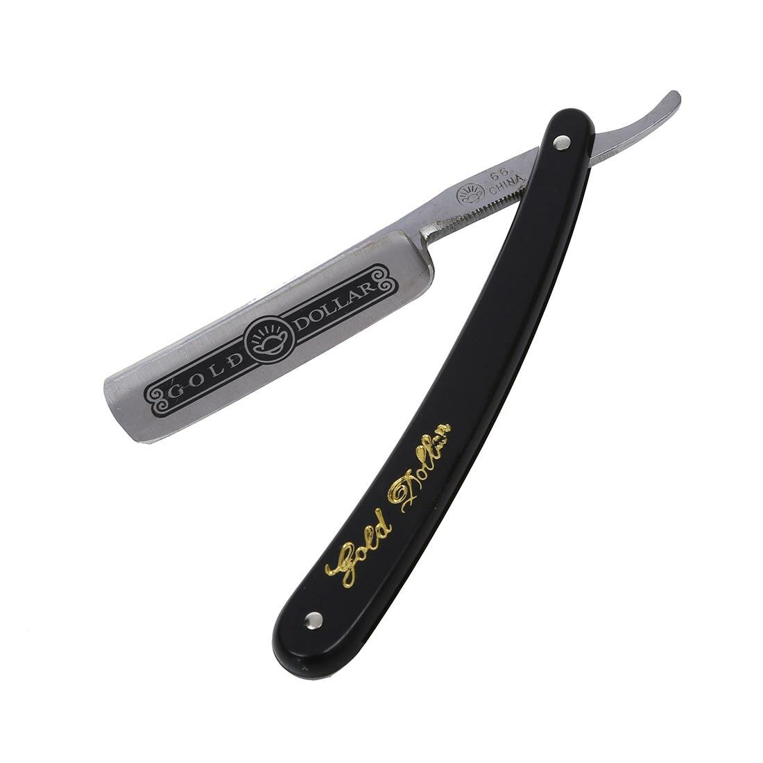 Золотой доллар Стальной салонный парикмахерский прямой режущий бритвенный станок для бритья классическая бритва