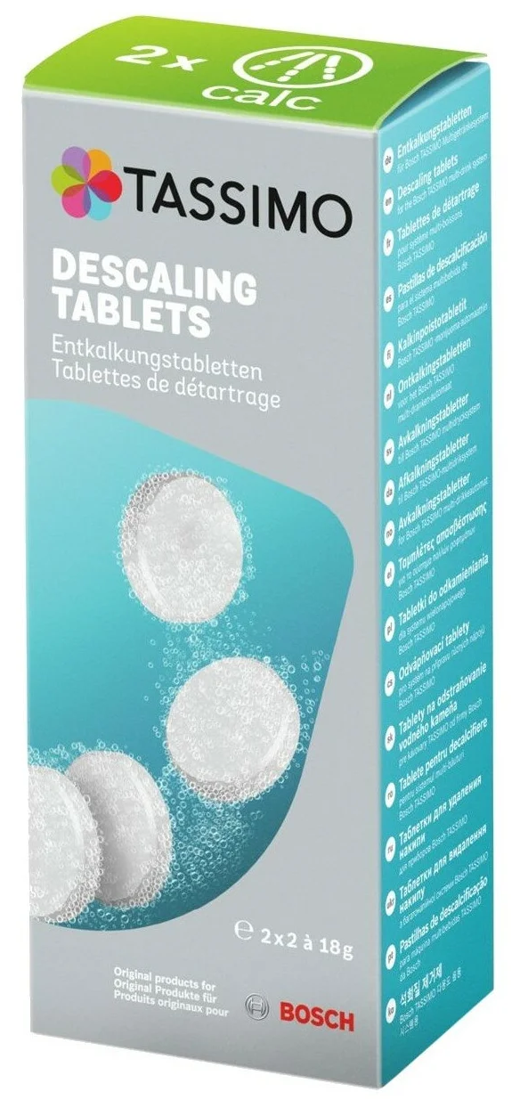 Таблетки от накипи Bosch Tassimo TCZ6004 (00311909) для всех моделей кофемашин Tassimo