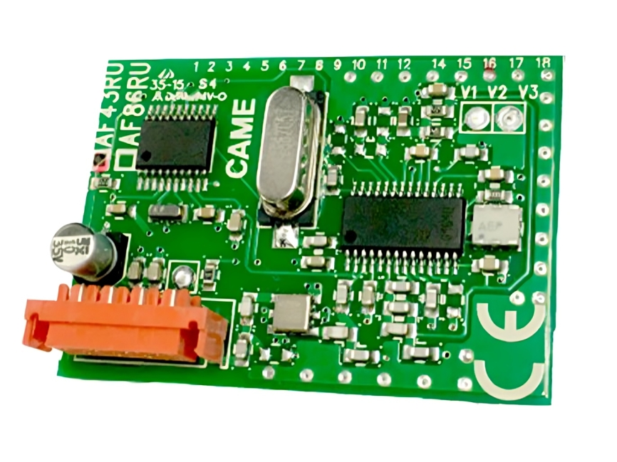 Плата радиоприемник Came AF43RU, встраиваемая, 433,92 МГц, зеленый